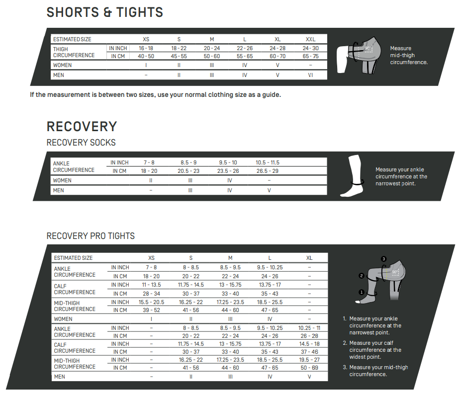 CEP Size Chart | Find Your Perfect Fit – Compression Care